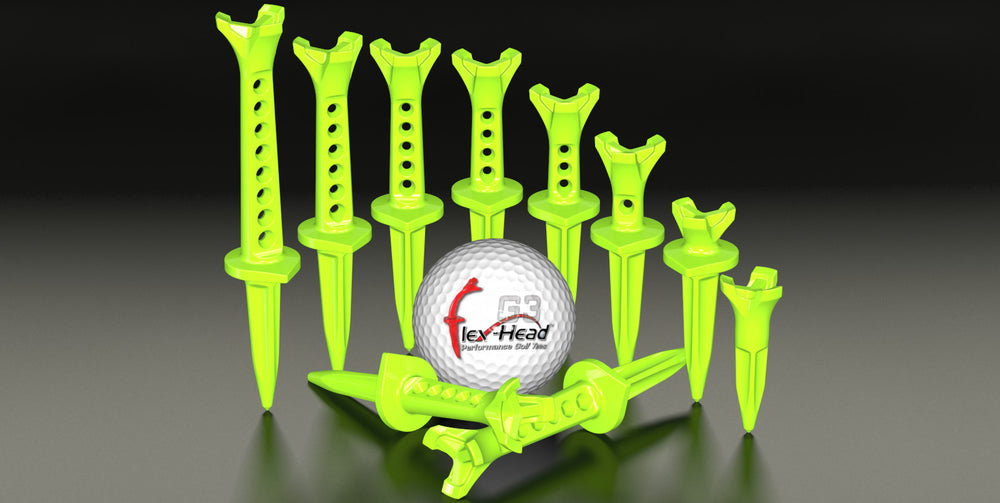 Flex-Head G3 - Flexible, Unbreakable Golf Tees