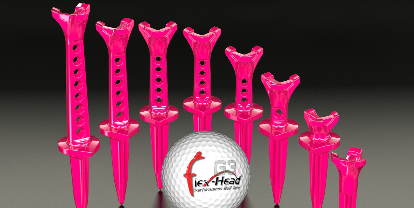 Flex-Head G3 - Flexible, Unbreakable Golf Tees
